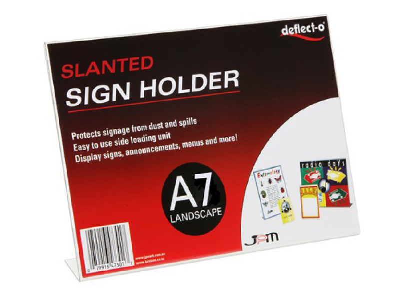 Slanted Sign Holders BH46701 | Sign & Menu Holders